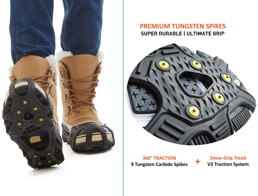 ICETRAX V3 Tungsten Ice Cleats - ICETRAX USA